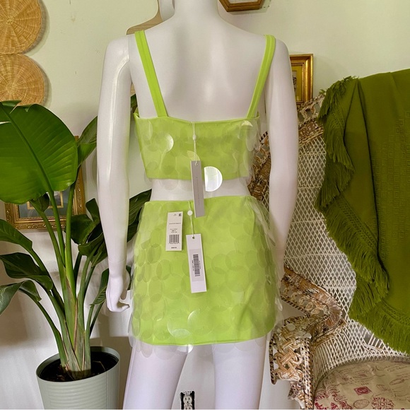 Jonathan Simkhai | Dresses | Simkhai Campbell Transparent Sequin Mini ...